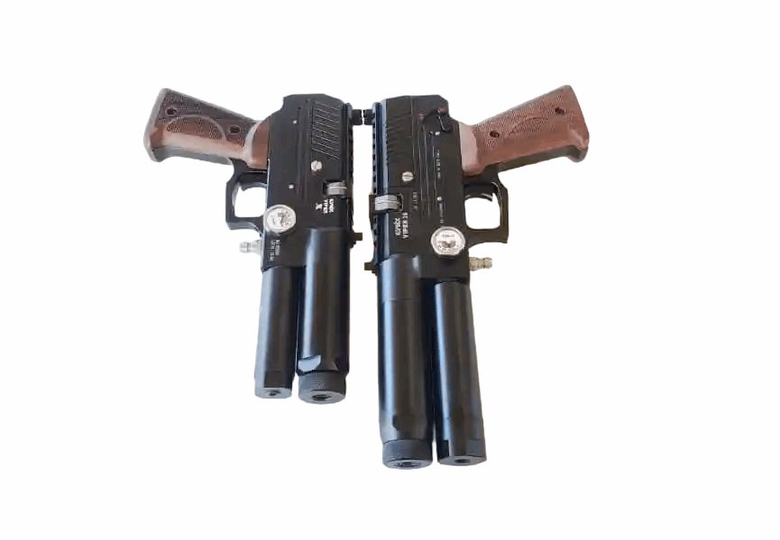 Evanix Viper X Semi Auto Pcp Pistol 177 22 25 Caliber Airgun Tactical