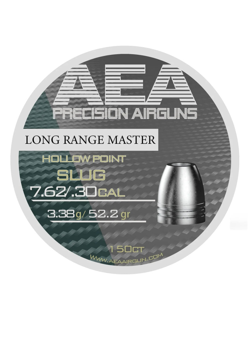 AEA Long Range Master HP Slugs .30Cal 52.2Gr – AirGun Tactical
